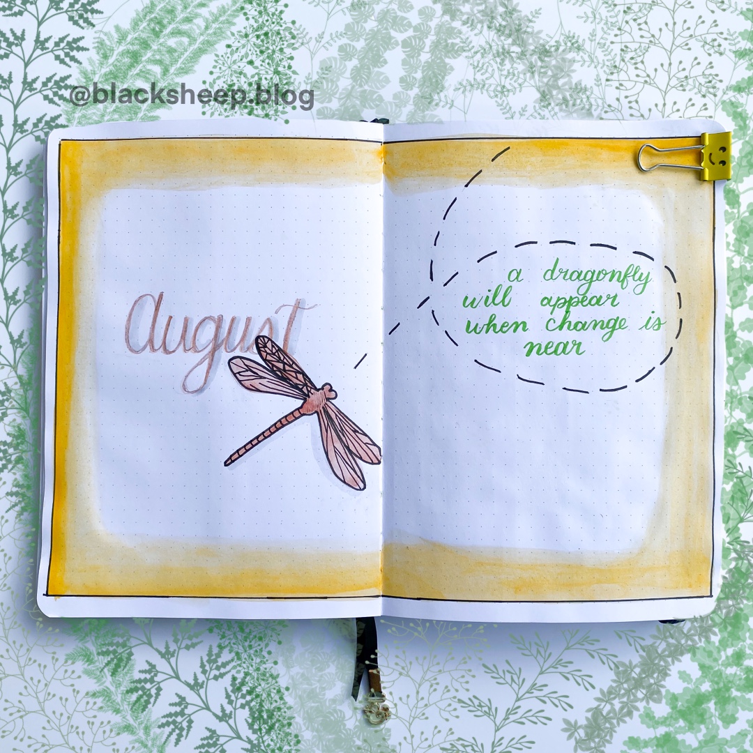 August Bullet Journal Overview – BlackSheep.blog